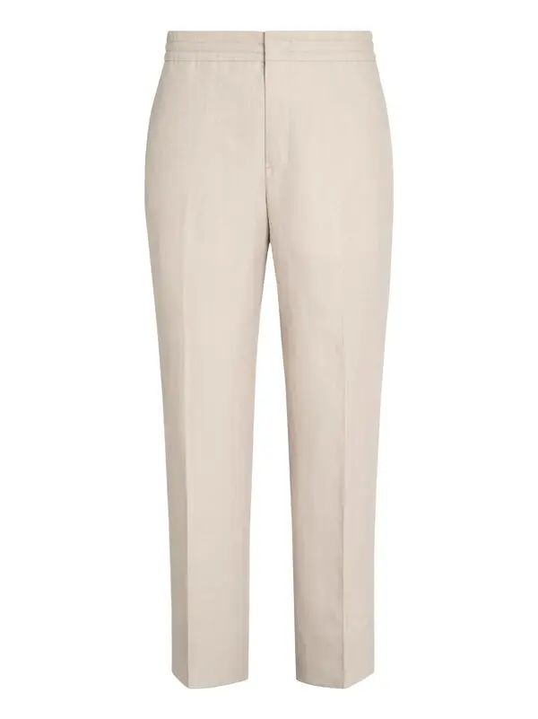 Zegna Oasi Lino Pants - Light Beige