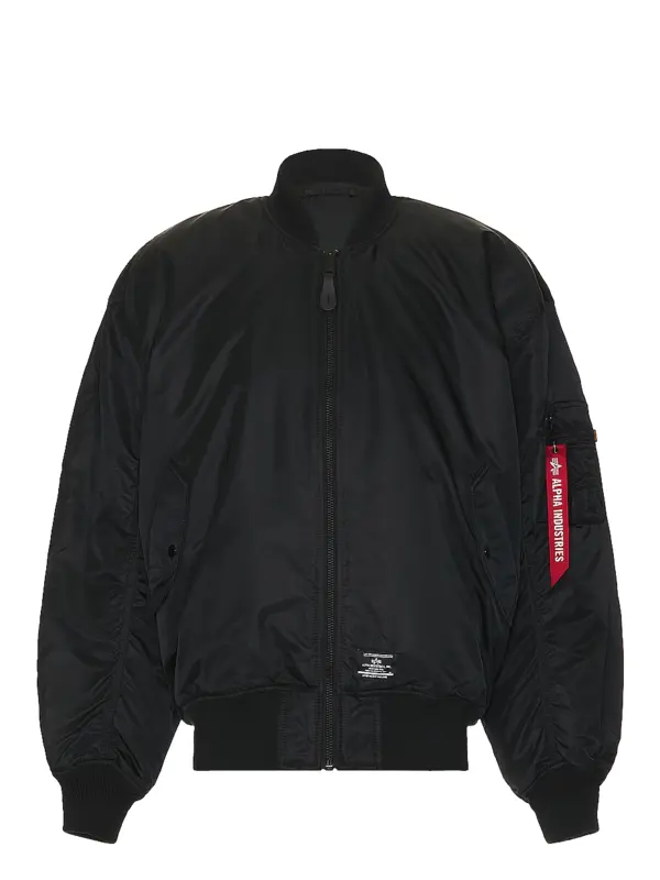 Alpha Industries Ma-1 Blood Chit Flight Jacket Gen Ii - Black
