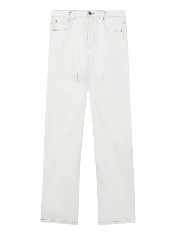 A.p.c. Sureau Mid-rise Straight-leg Jeans - Neutrals