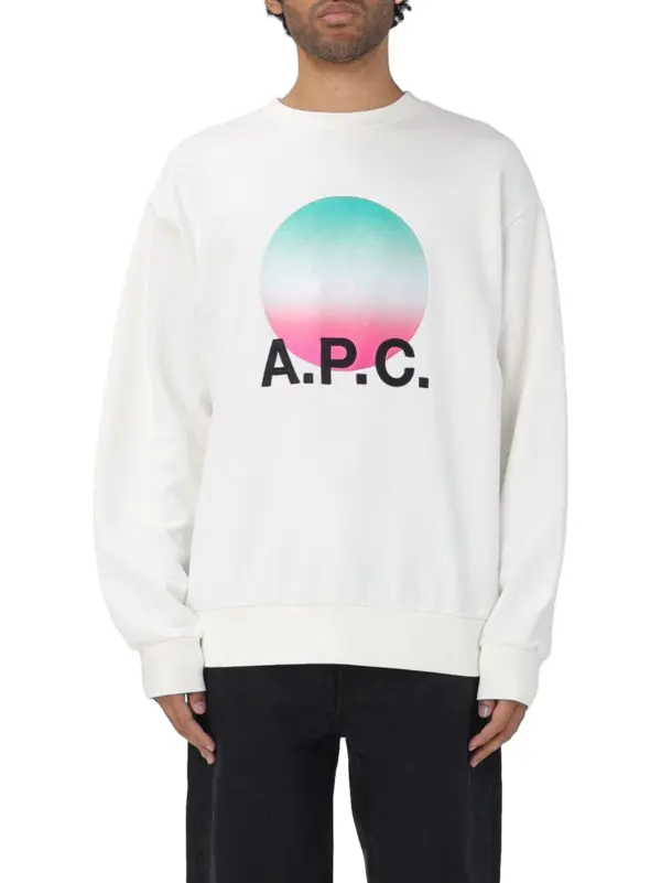 A.p.c. Crewneck Sweatshirt - Yellow Cream