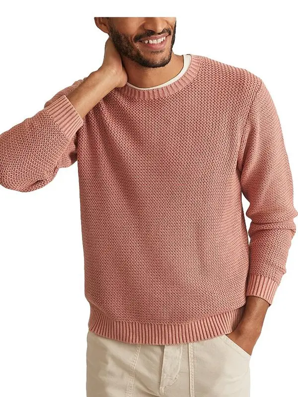 Marine Layer Crewneck Sweater - Marsala