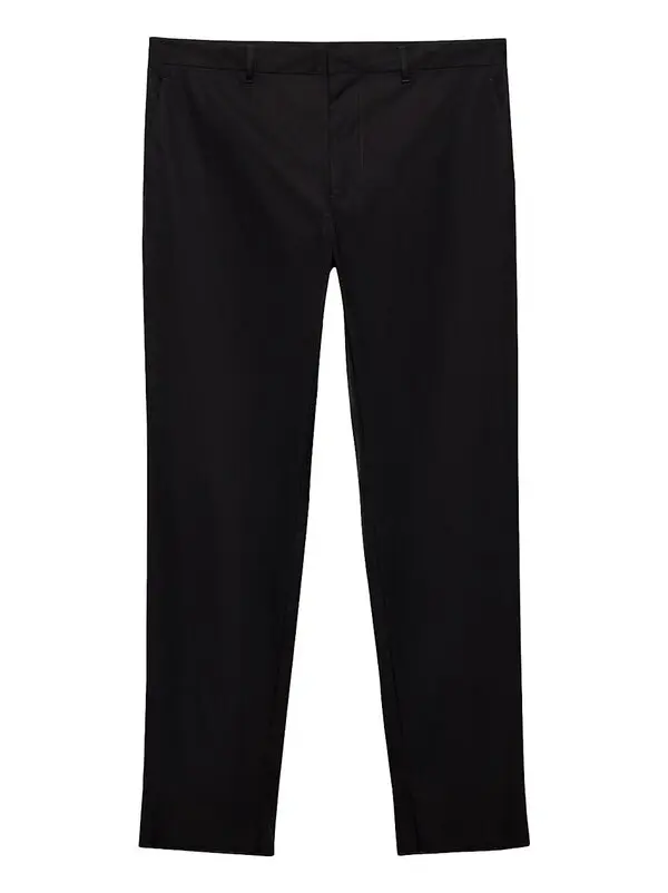 Prada Stretch Poplin Pants - Nero