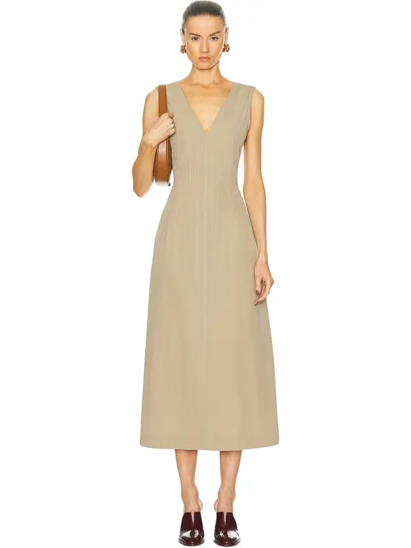 Bottega Veneta Midi Dress - Sand