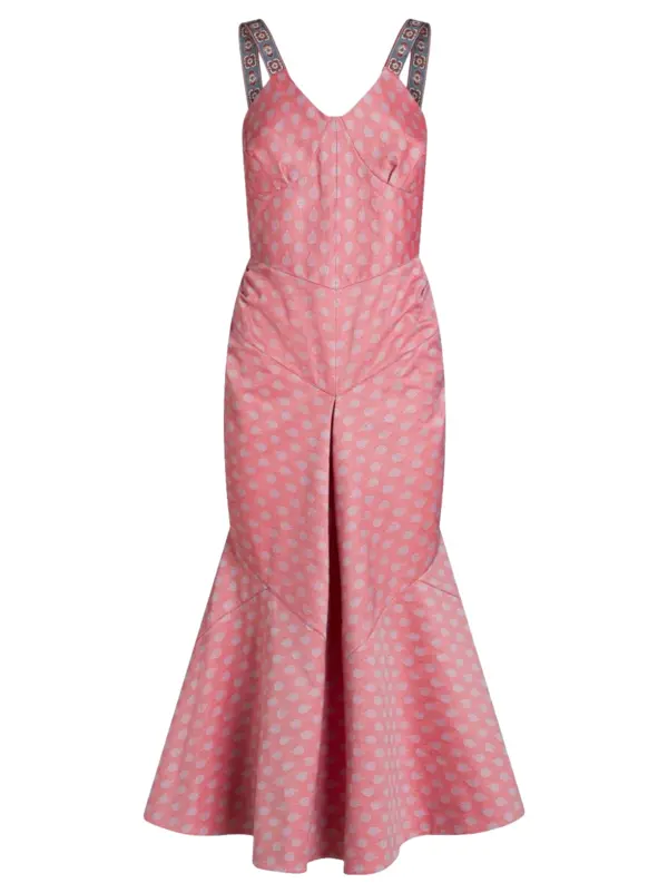 Etro Floral Jacquard Dress - Pink