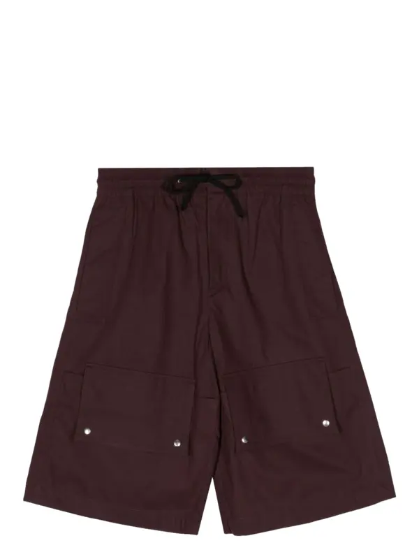 OAMC Organic Cotton Drawstring Shorts - Red