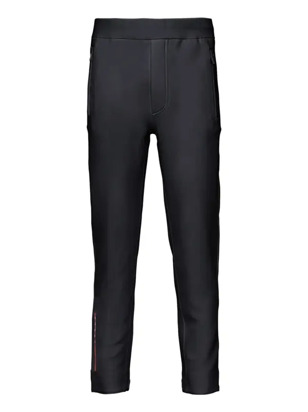 Prada Technical Fabric Joggers With Heat-sealed Taped Seams - Black