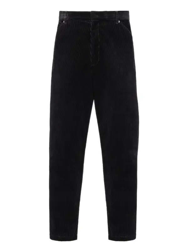 Prada Pinwale Corduroy Pants - Black