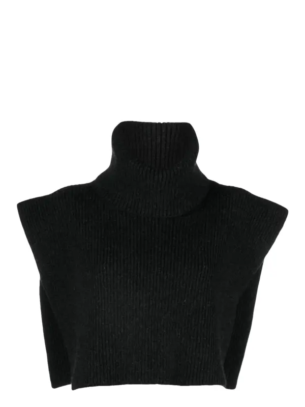 THE ROW Emmit Roll-neck Cashmere Collar - Grey
