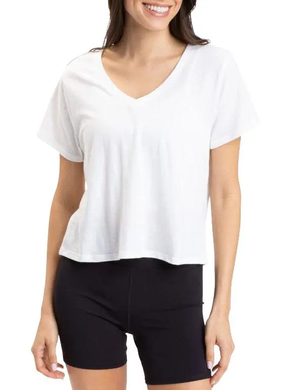 THREADS 4 THOUGHT Ada V-neck T-shirt - White