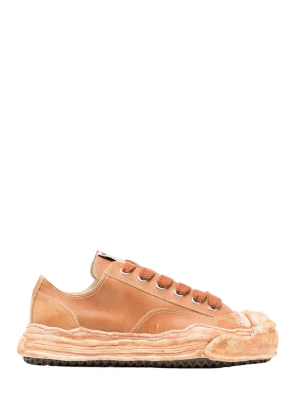 Mihara Yasuhiro Hank Leather Sneakers - Brown