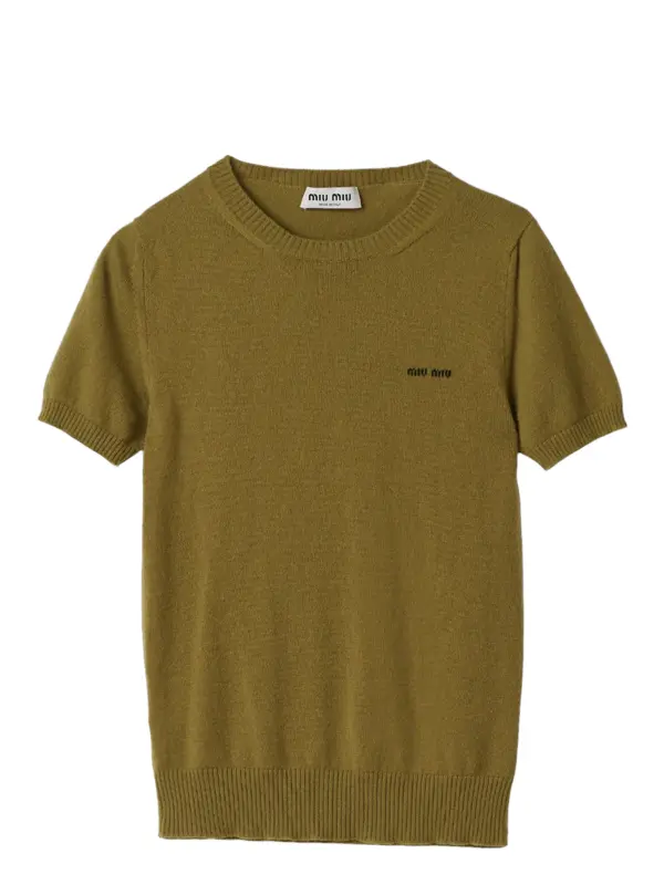 Miu Miu Cashmere Sweater - Fern Green