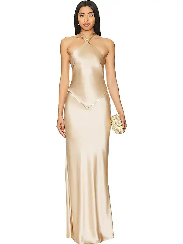 formal beige dresses for women High Couture NR2242 Long Sleeve Formal Evening Dress main image 0