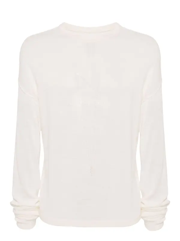 Rick Owens Fine-knit Wool Jumper - Neutrals