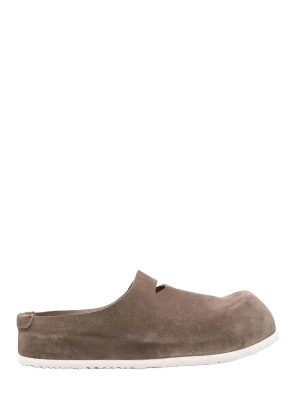 Premiata Penny-slot Suede Sandals - Brown