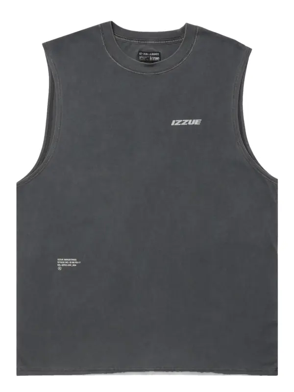Izzue Logo-print Tank Top - Grey