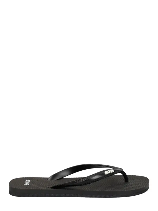 Hugo Boss Logo Flip-flops - Black