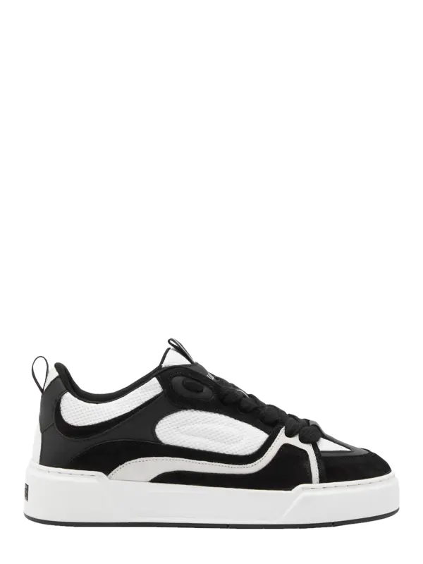 CLEENS Essential Panelled Mesh Sneakers - Black