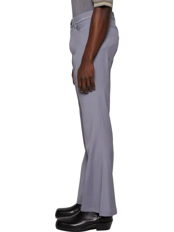 Marni Flared Trousers - Mercury