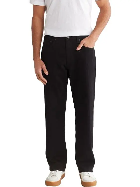 Rag & Bone Fit 4 Authentic Stretch Straight Leg Jeans - Black