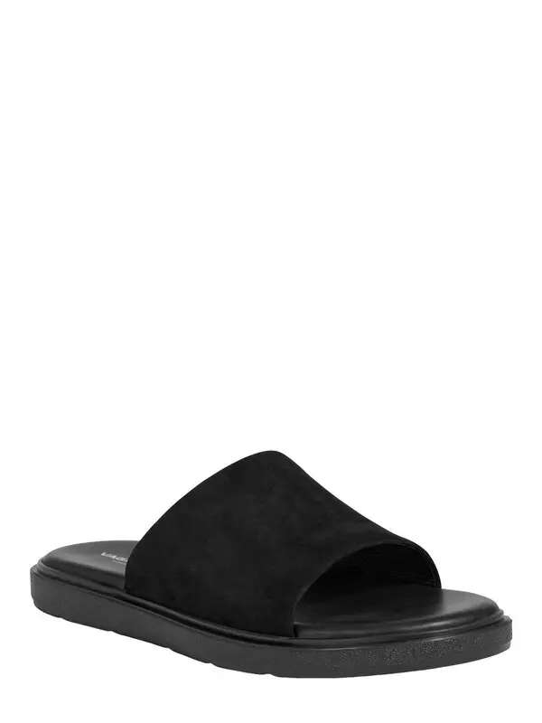 VAGABOND SHOEMAKERS Mason Suede Slides - Black
