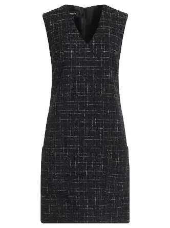Rochas Mini Dress - Black