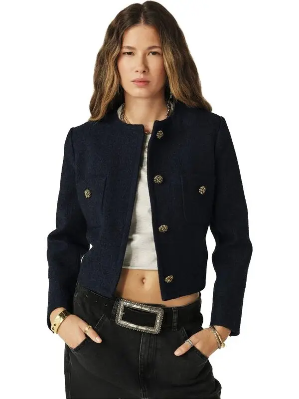 Ba&sh Meredith Short Jacket - Blue