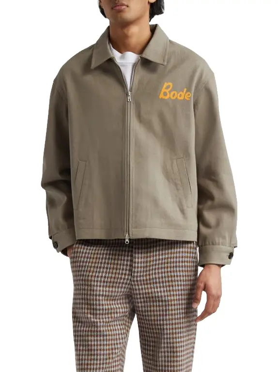 BODE Low Lying Summer Club Jacket - Grey