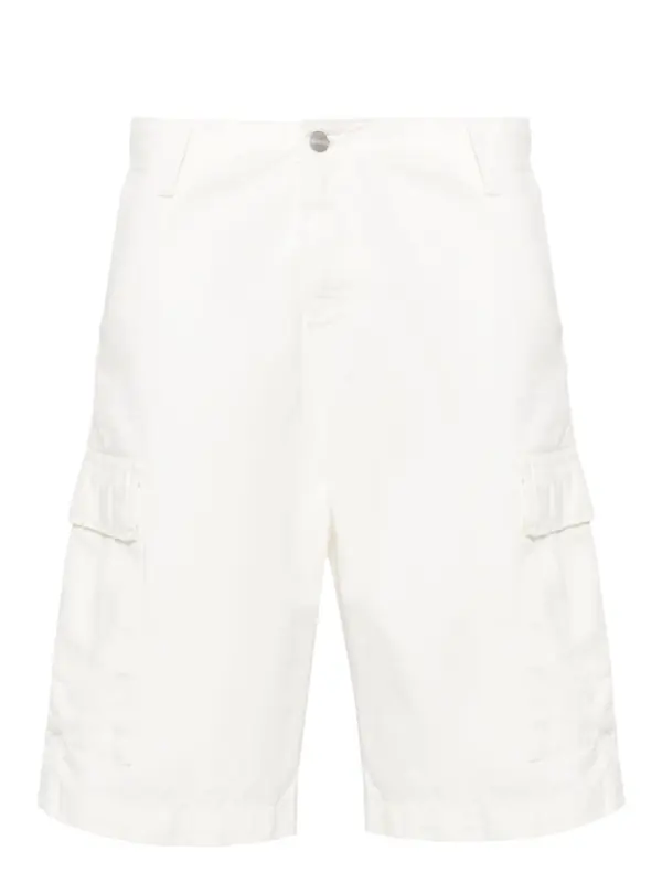 Carhartt Work In Progress Organic Cotton Cargo Shorts - White