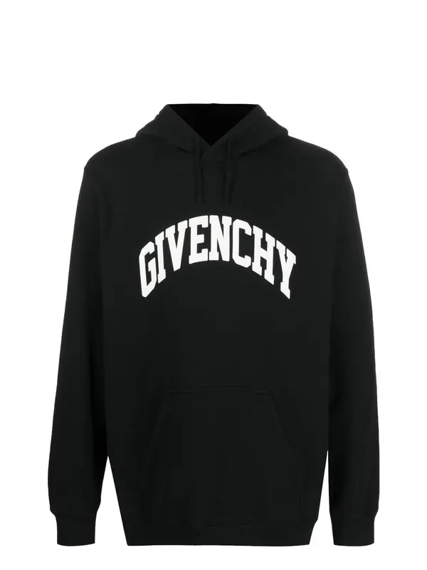 Givenchy Cotton Logo Hoodie - Black