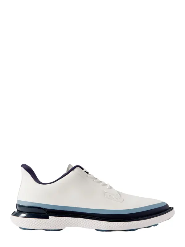 Mr P. G/fore Faux Leather Golf Shoes - White
