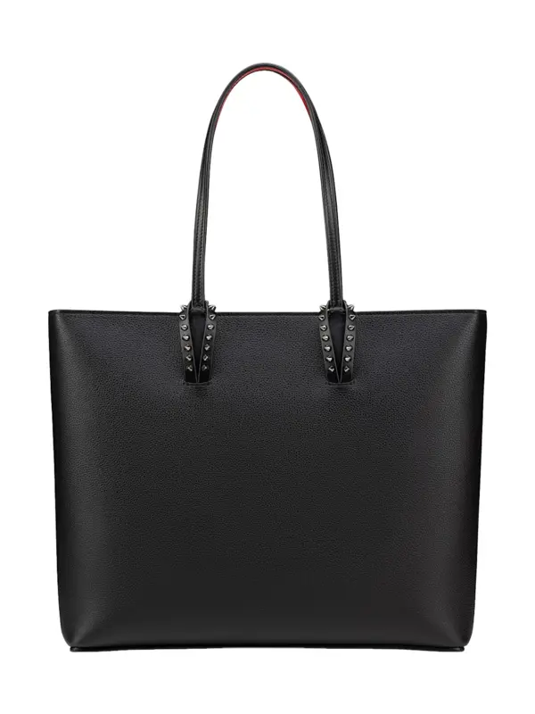 CHRISTIAN LOUBOUTIN Cabata Zipped Ns Leather Tote - Black