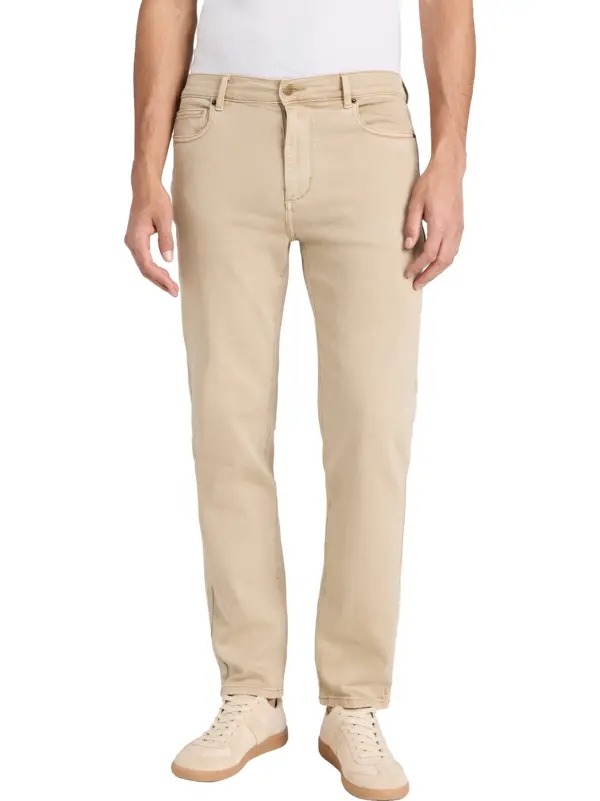 Marine Layer 5-pocket Athletic Fit Twill Pant - Khaki