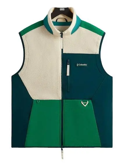 Kith X Columbia Sherpa Vest - Bamboo Forest