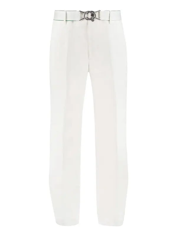 Bottega Veneta Cotton Trousers - White