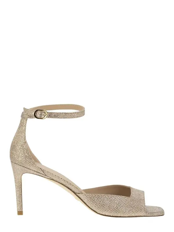 STUART WEITZMAN Nudistia 75 High Heel Sandal - Gold