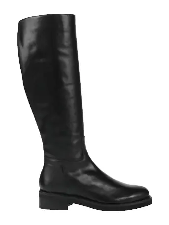 BALDININI Leather Riding Boots - Black
