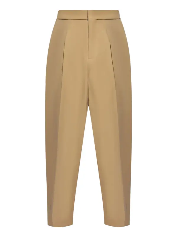Fear Of God Logo-patch Wool Trousers - Neutrals
