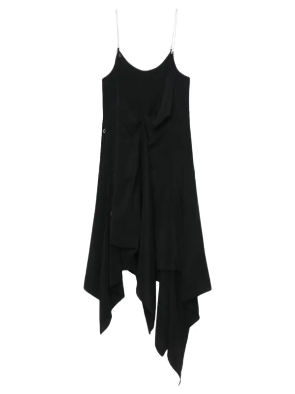 KIKO KOSTADINOV Twist-detail Mini Dress - Black