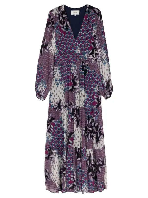 Ba&sh Bossy Graphic-print Dress - Purple