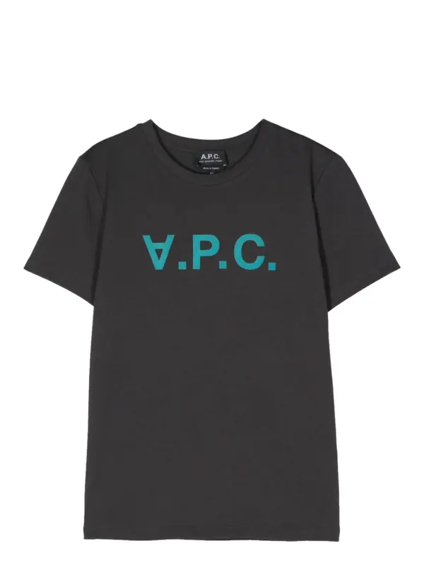 A.p.c. Logo-print T-shirt - Grey
