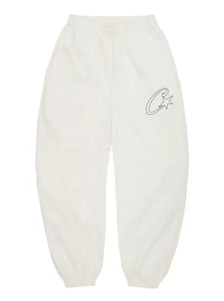 CORTEIZ Satin C Star Appliqué Bottoms - Off White
