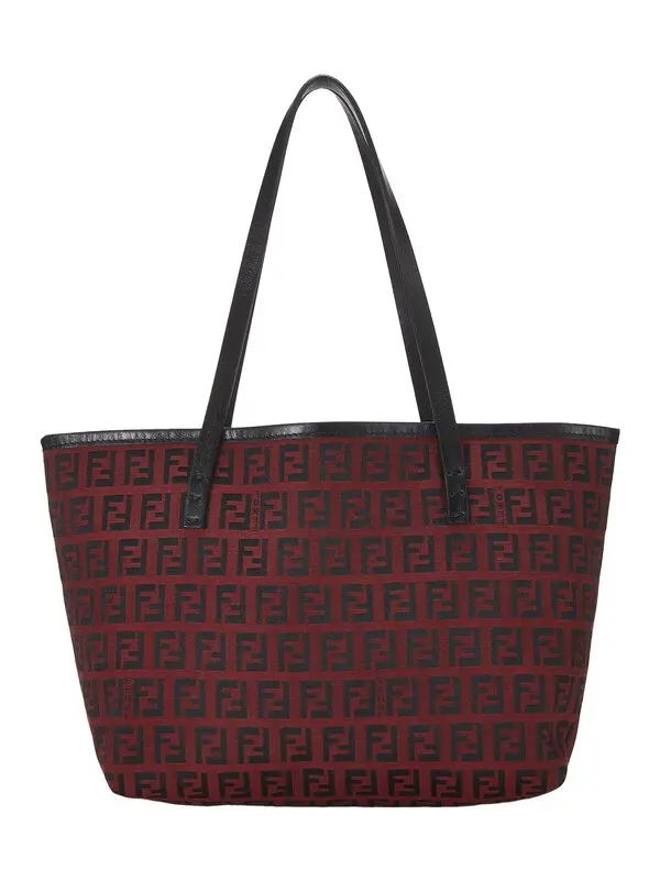 Fendi Zucchino Mini Tote Bag - Red
