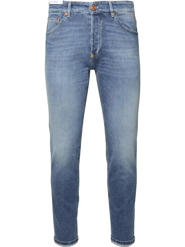 PTO5 Light Cotton Slim Fit Jeans - Blue