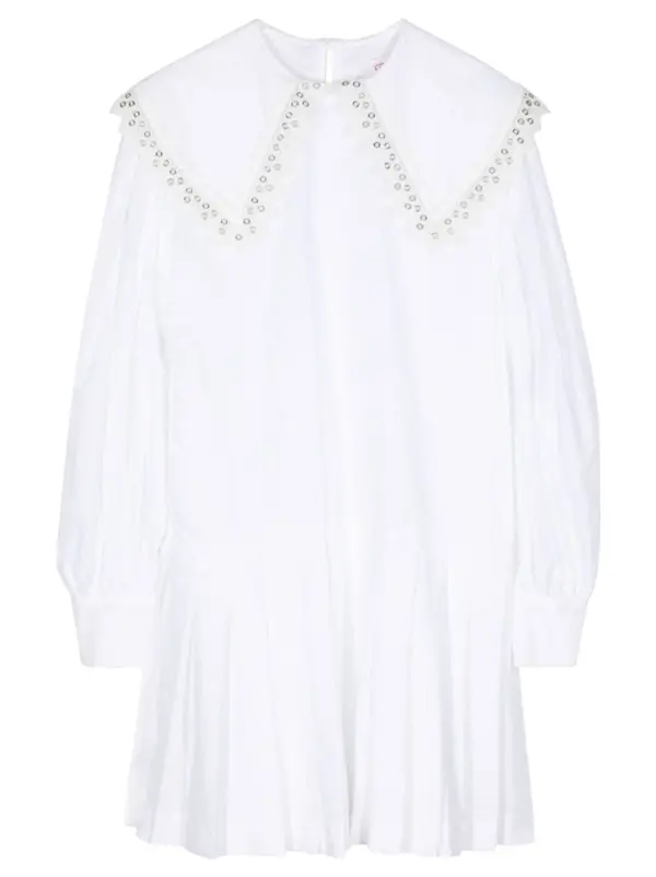 CHARLES JEFFREY LOVERBOY Babydoll Mini Dress - White