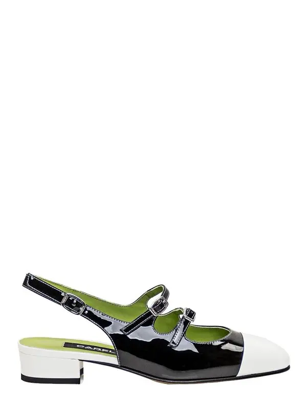 CAREL Abricot Leather Pumps - Black
