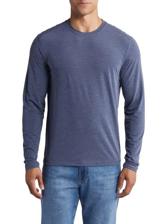 Johnnie-o Course Long Sleeve Performance T-shirt - Wake