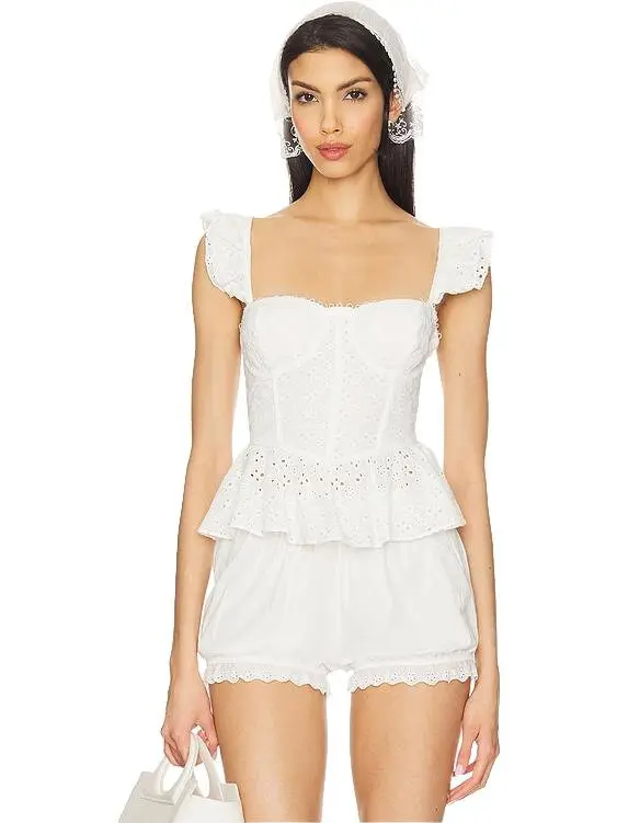 Astr The Label Baylin Top - White