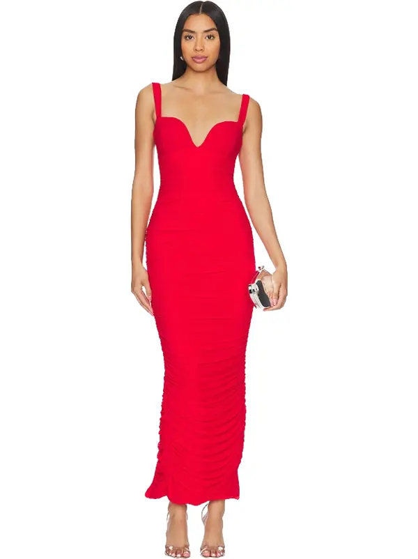 NOOKIE Marlowe Maxi With Full Lining - Scarlet