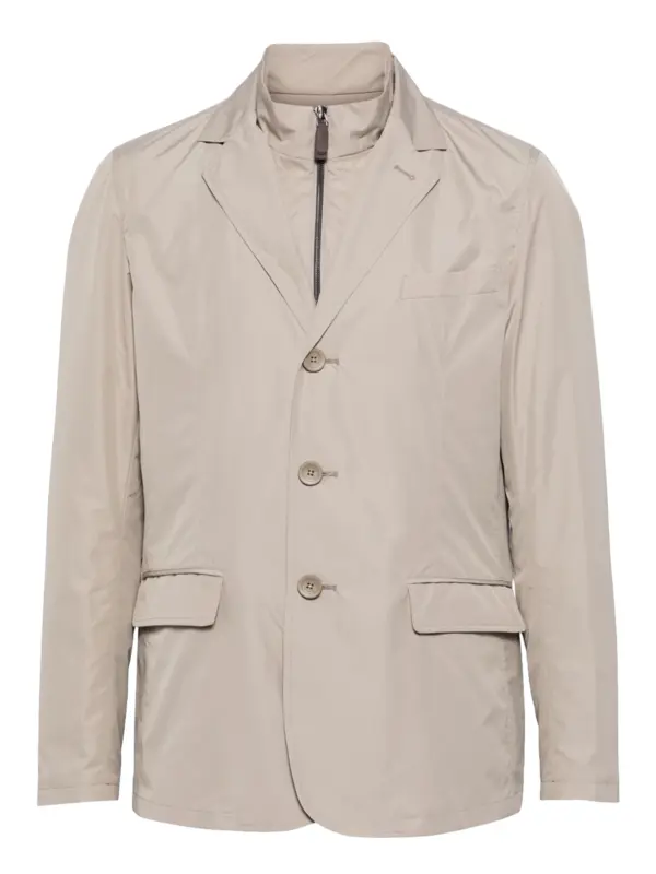 Herno Byron Layered Blazer - Grey