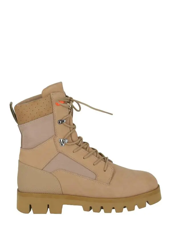 Heron Preston Military Lace-up Boots - Beige